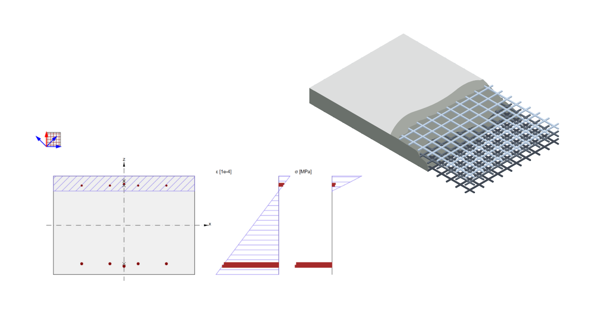 Structural design of a reinforced concrete slab (EN) | IDEA StatiCa